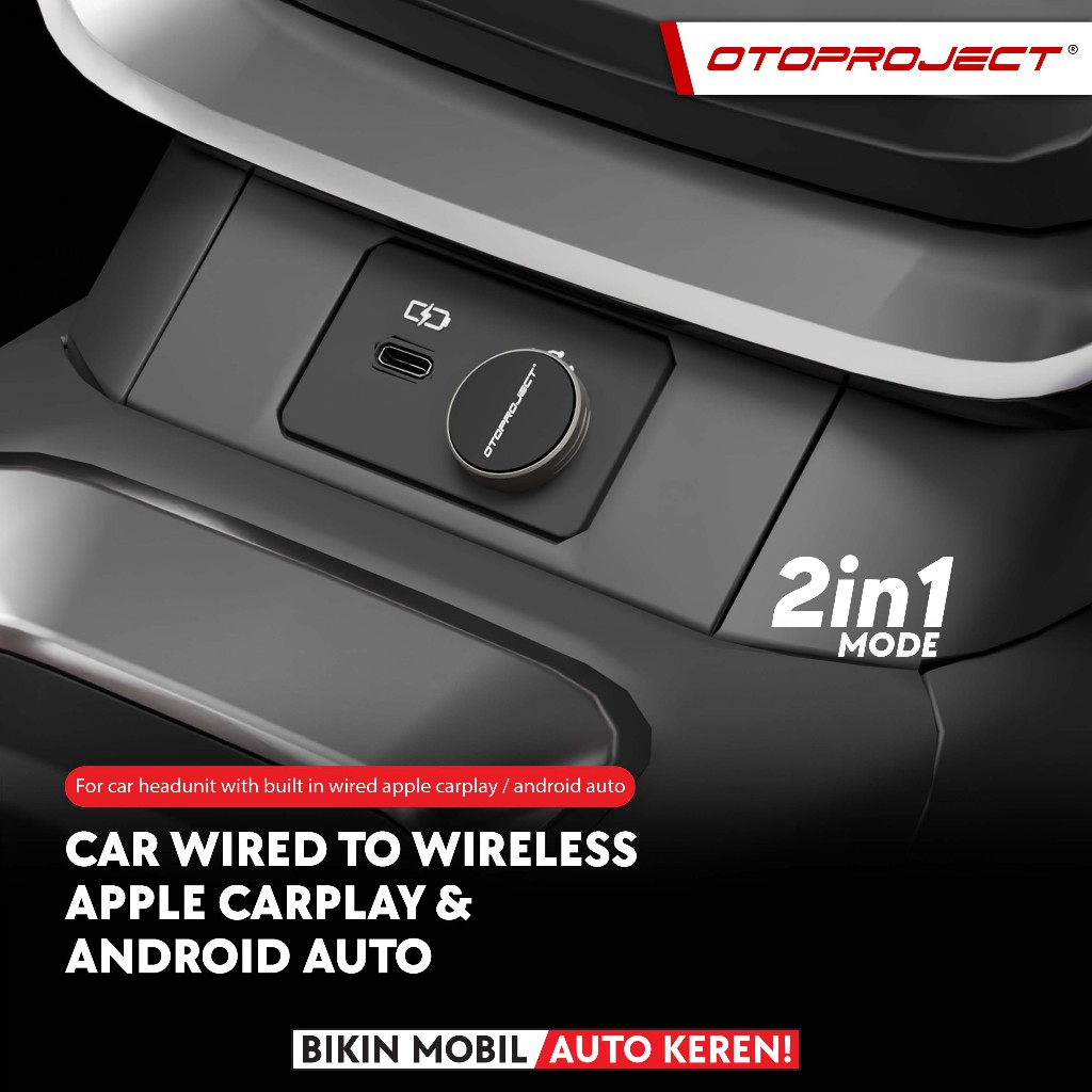 Jual Otoproject - Car Wired To Wireless Apple Carplay And Android Auto ...
