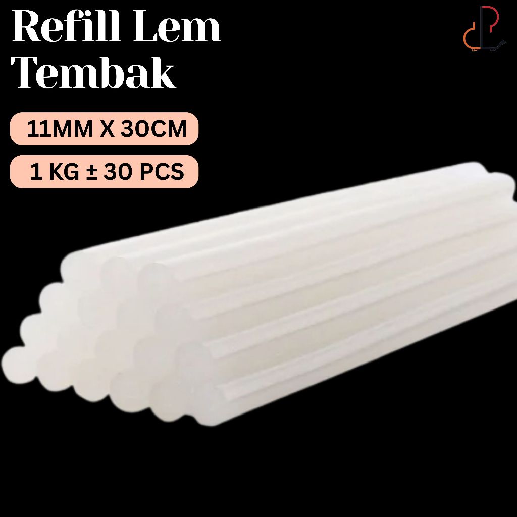 Jual PAJADA 1 KG Isi Lem Tembak Besar Refill Glue Gun Stick Hitam ...