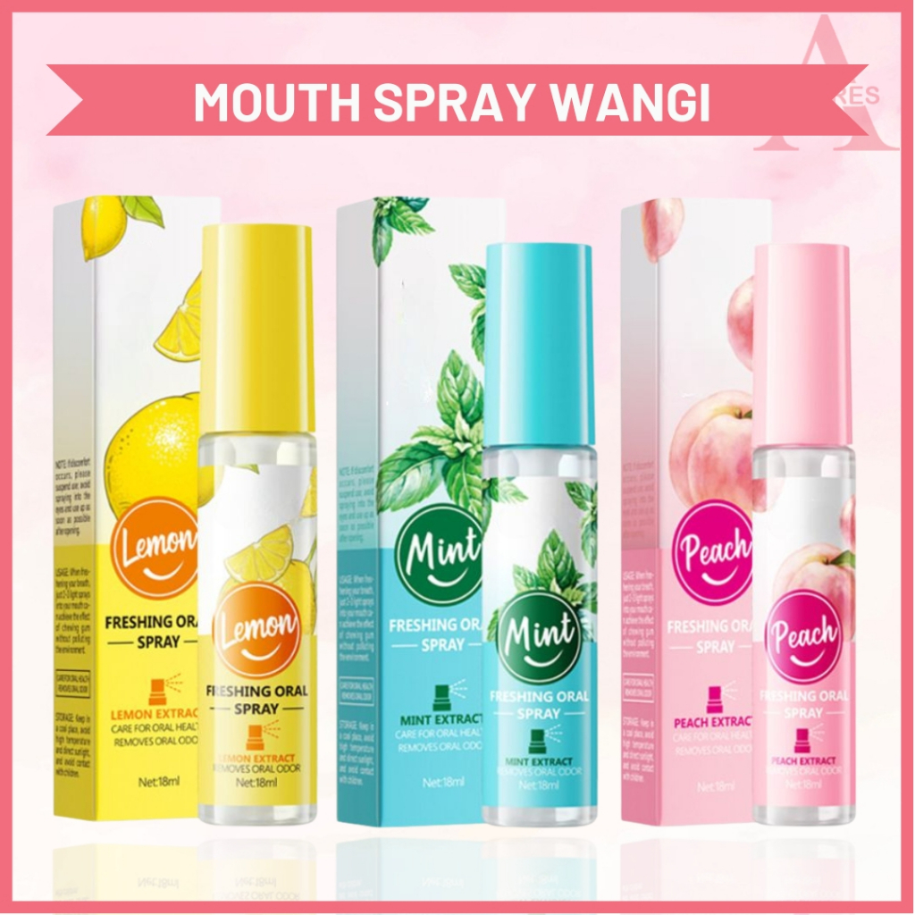 Jual Mouth Spray Fresh Breath Instan Oral Spray Mulut Wangi dan Tahan ...
