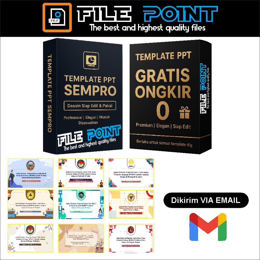 Jual Template PPT SEMPRO – Desain Siap edit & Pakai | Shopee Indonesia
