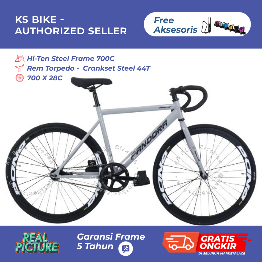 Jual Sepeda Fixie Element Police Toronto FX Pandora 700C Sepeda Balap ...