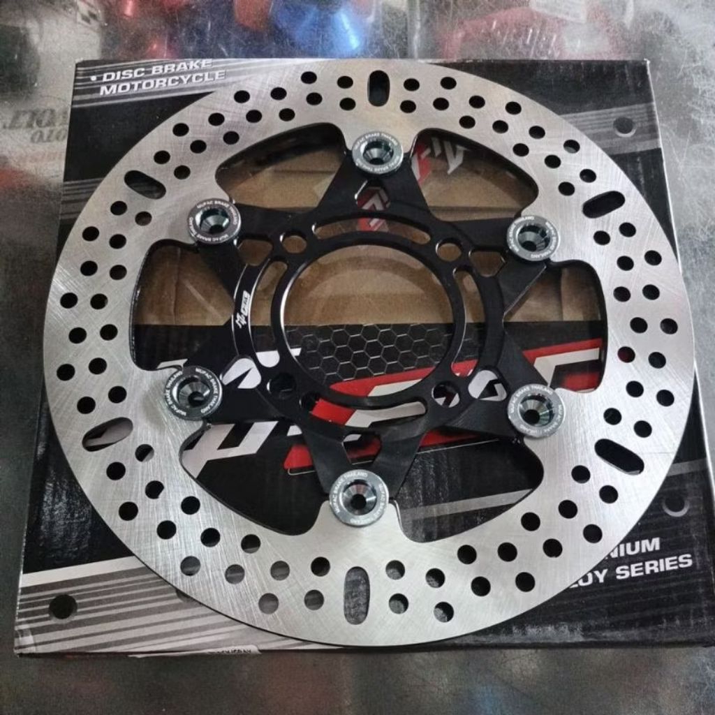 Jual Disc Mu-Fac Floating UK 220mm Black + Bracket (request) | Shopee ...