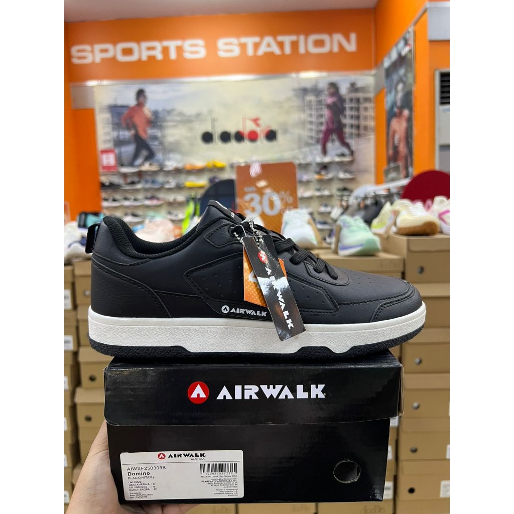 Jual Airwalk Domino Black Men Shoes Original | Shopee Indonesia