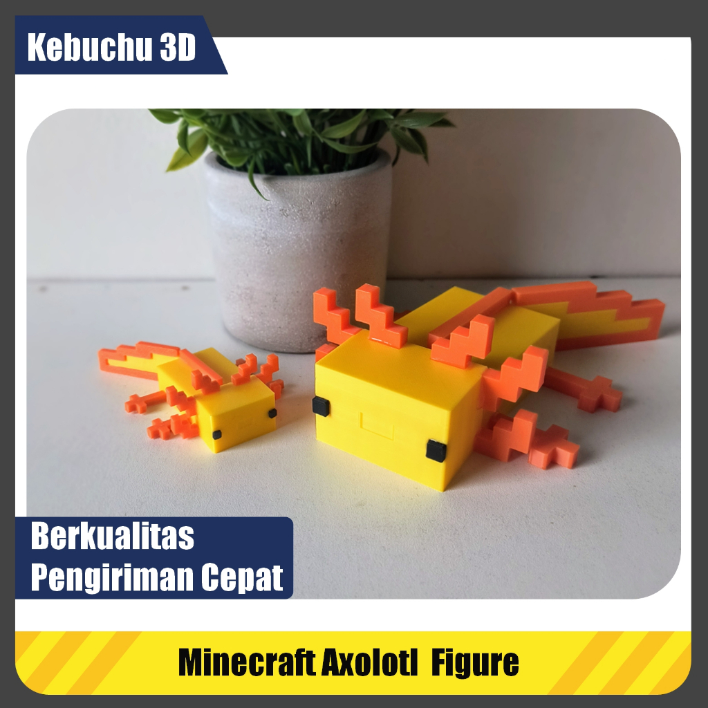 Jual Figure Axolotl Minecraft | Shopee Indonesia