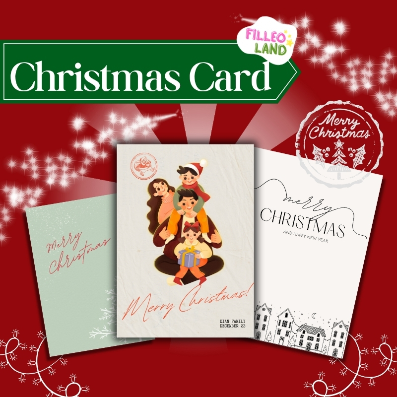 Jual Kartu Ucapan Merry Christmas Selamat Hari Raya Natal Greeting Card ...