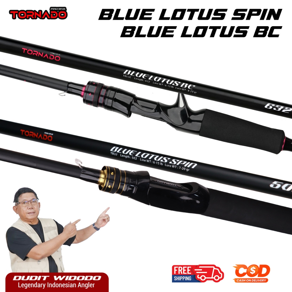 Jual Tornado - Joran Blue Lotus Spin & Bc | High Carbon Hollow 2 ...