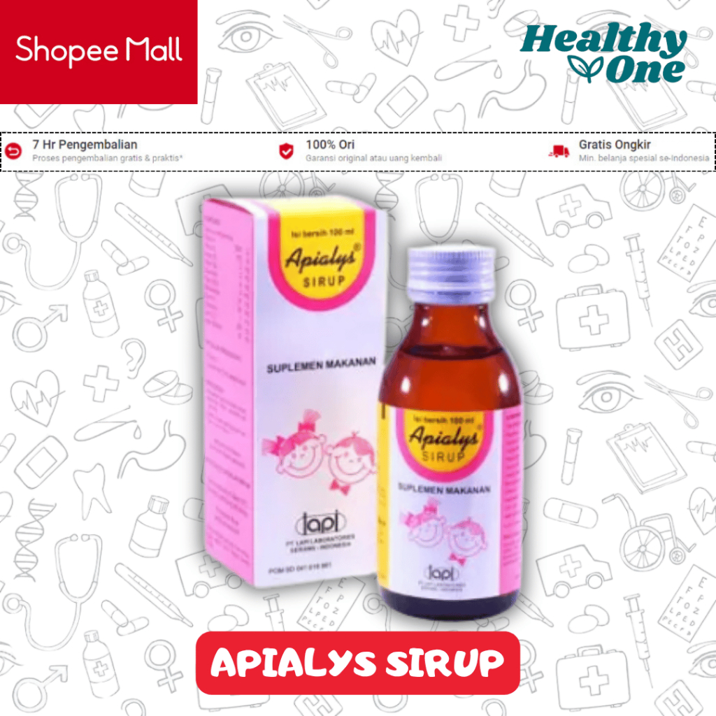 Jual APIALYS SIRUP BOTOL 100 ML | Shopee Indonesia