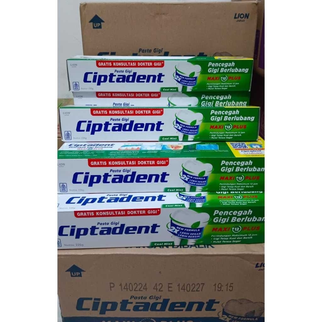 Jual Ciptadent 225grm pasta gigi 1 dus isi 24 pcs | Shopee Indonesia