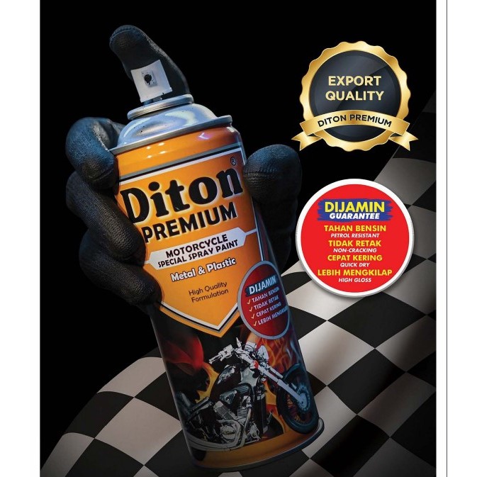 Jual Pylox Pilox Diton Premium 400 cc Pilok Cat Semprot Solid Silver ...