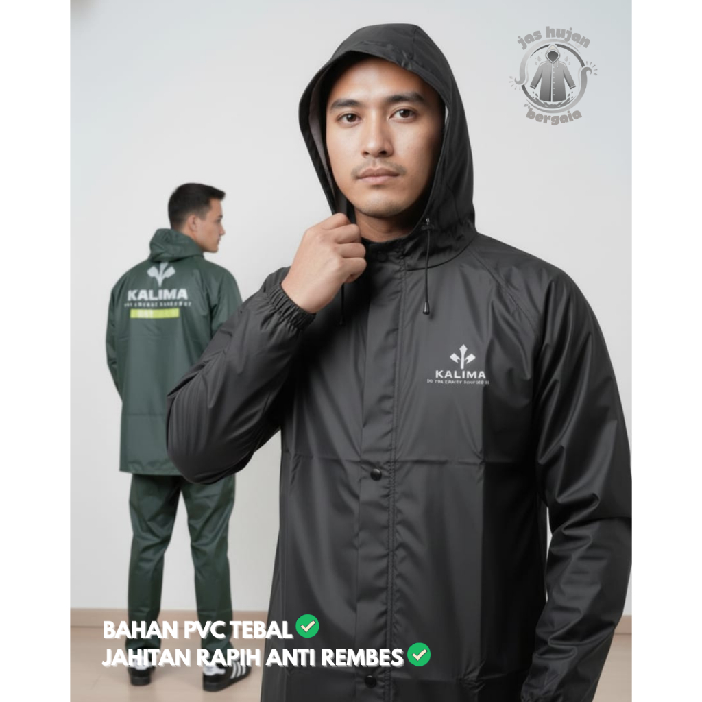 Jual Jas Hujan AKULA MANTEL Setelan Dewasa Pria BERGAIA Original ...