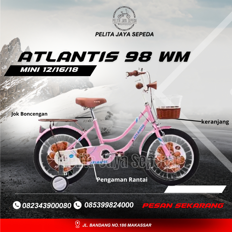 Jual SEPEDA ANAK CEWEK MINI 18 INCH INTERBIKE TANGO CENTRUM MICHEL ...