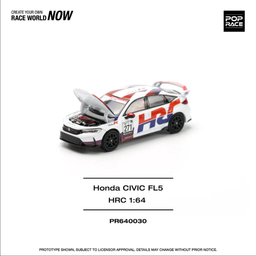 Jual PR64-030 POP RACE 1/64 HONDA CIVIC TYPE-R (FL5) TCR HRC | Shopee ...