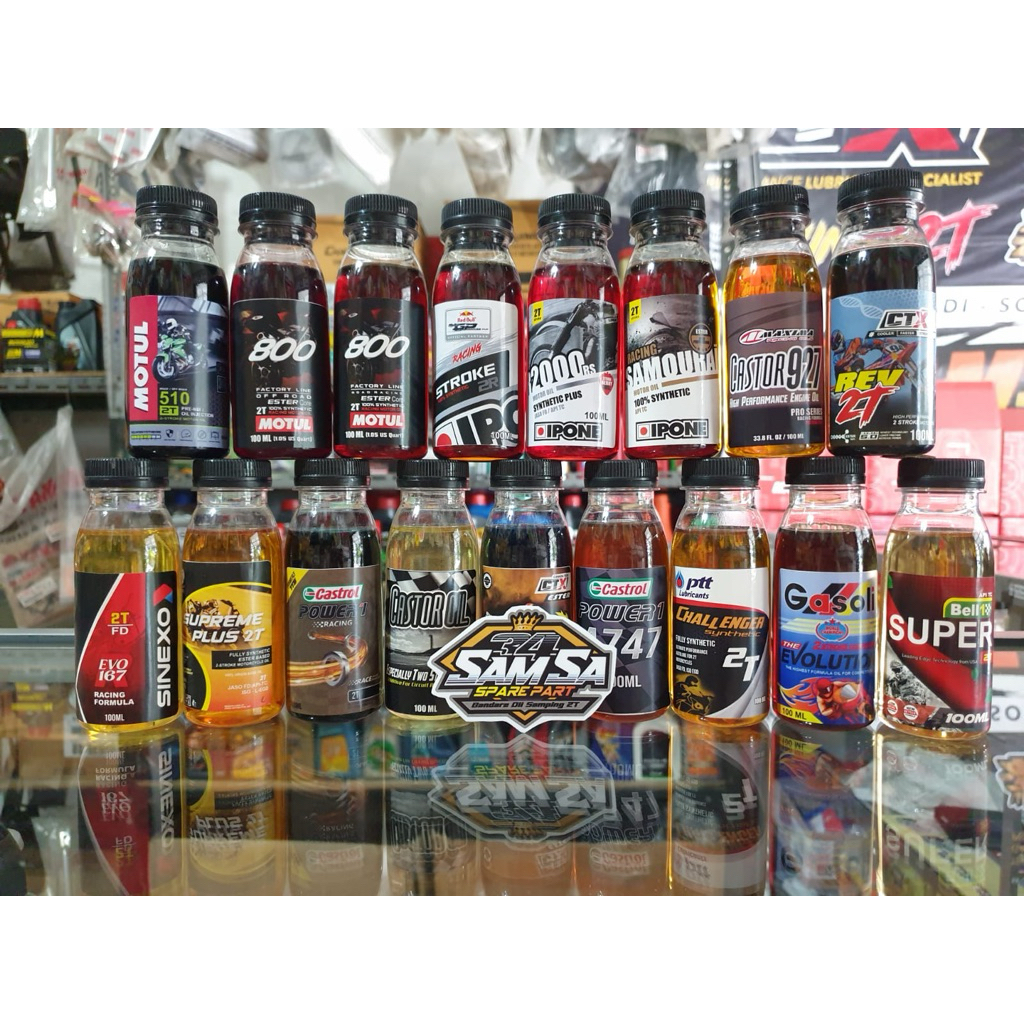 Jual OLI SAMPING 2T Repack 100ML Aroma Racing (Harian/Touring/Kompetisi ...