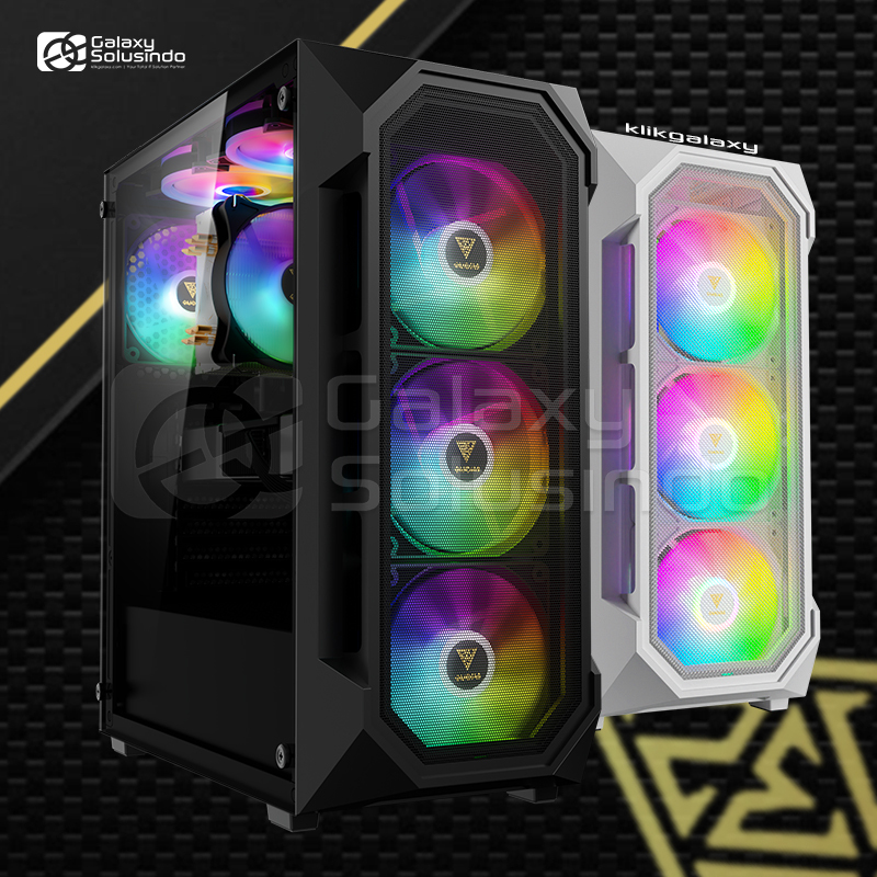 Jual GAMDIAS AURA GC1 ELITE ARGB MESH MID Tower Tempered Glass ATX ...