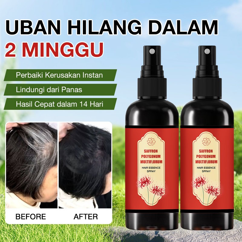 Jual [100% Original] Serum Semprotan Rambut Saffron 100ml Obat Uban ...