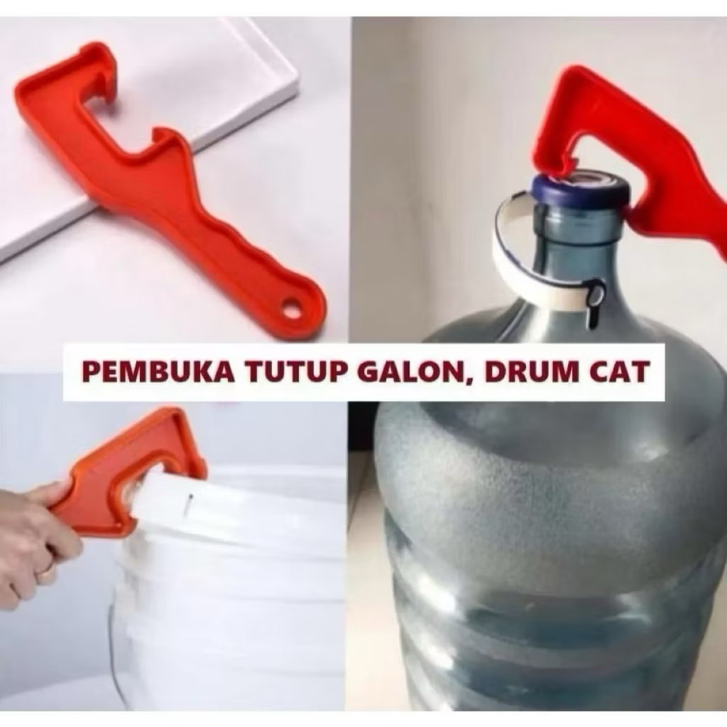 Jual Alat Pembuka Tutup Galon Ember bahan Plastik | Congkelan Tutup ...