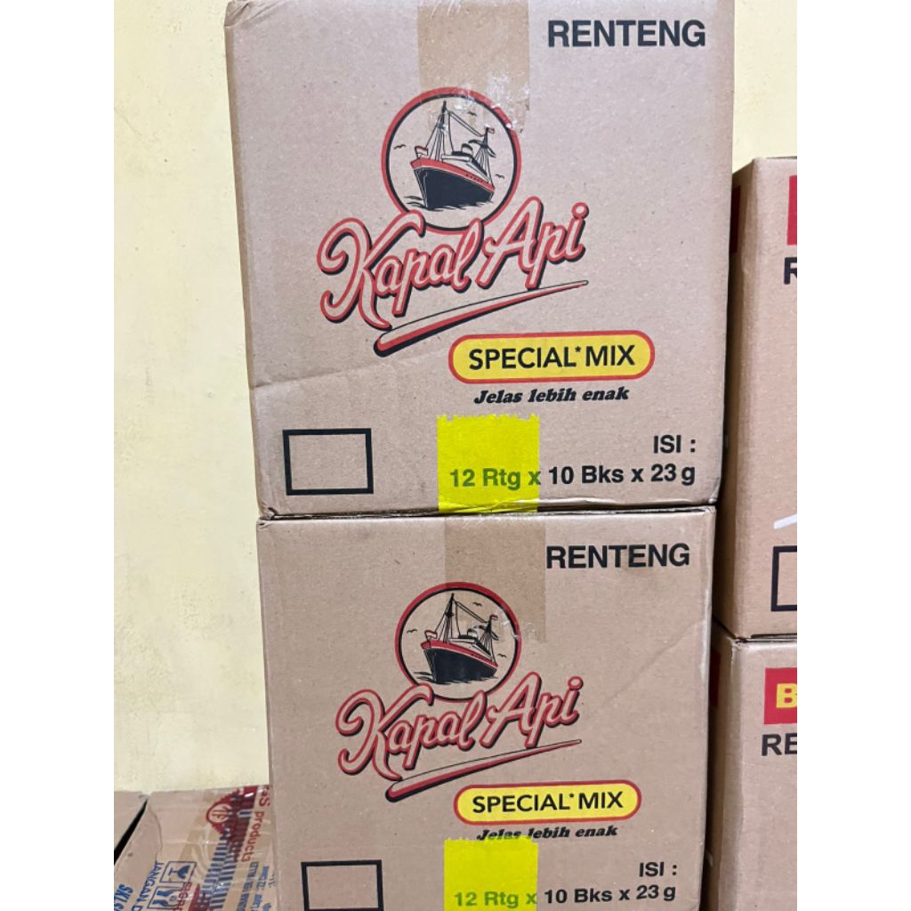 Jual KOPI KAPAL API SPESIAL MIX KARTON ISI 12 RENTENG | Shopee Indonesia
