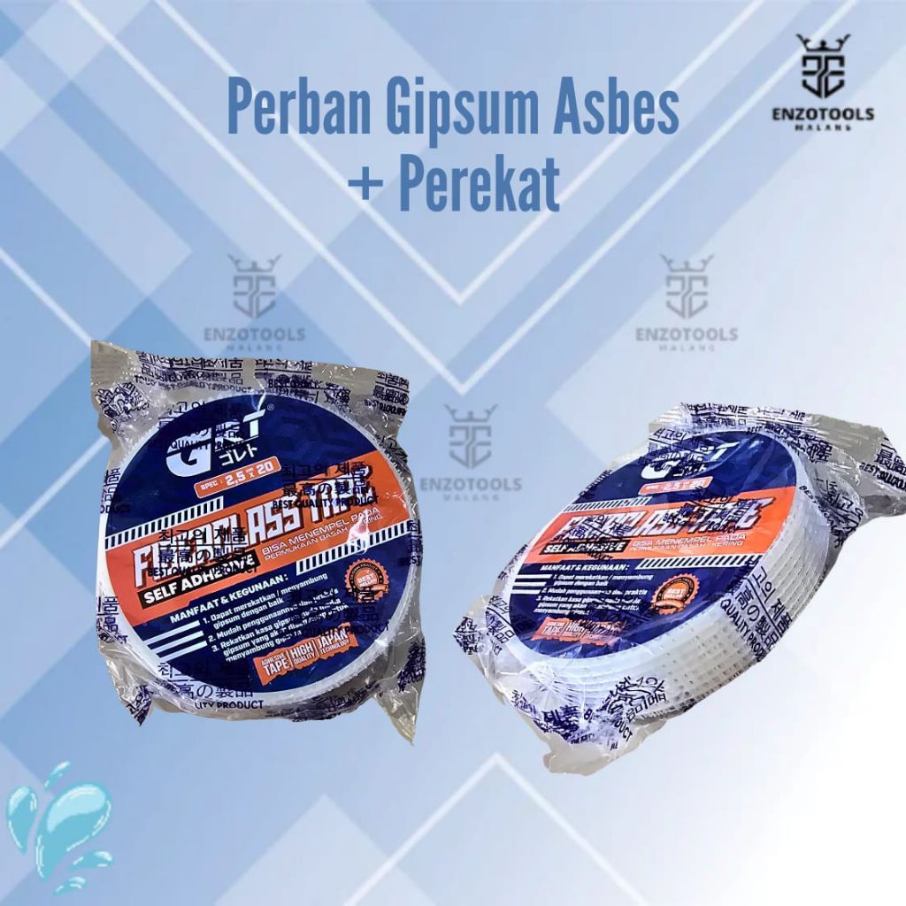 Jual Isolasi Gypsum Kasa Perban Gips Lem Asbes Plafon Lem Gipsum ...