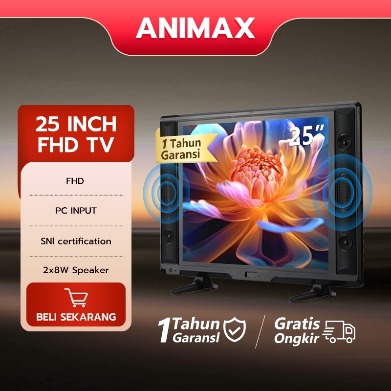 Jual Animax Promosi TV LED 19/20 21/22/24/25 Inch TV Digital Televisi ...