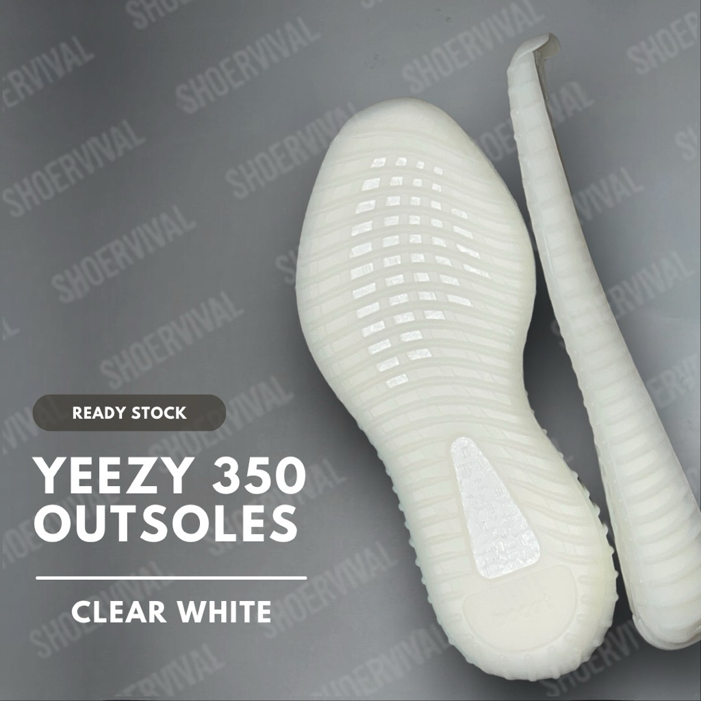 Jual [READY STOCK] Yeezy 350 Clear White Outsoles | Shopee Indonesia