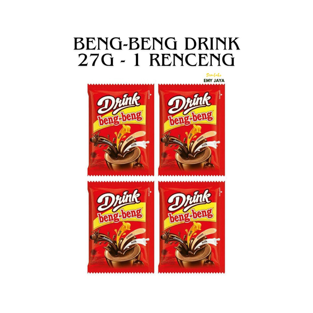 Jual Beng Beng Drink 1 Renceng Isi 10 Sachet x 27g | Minuman Cokelat ...