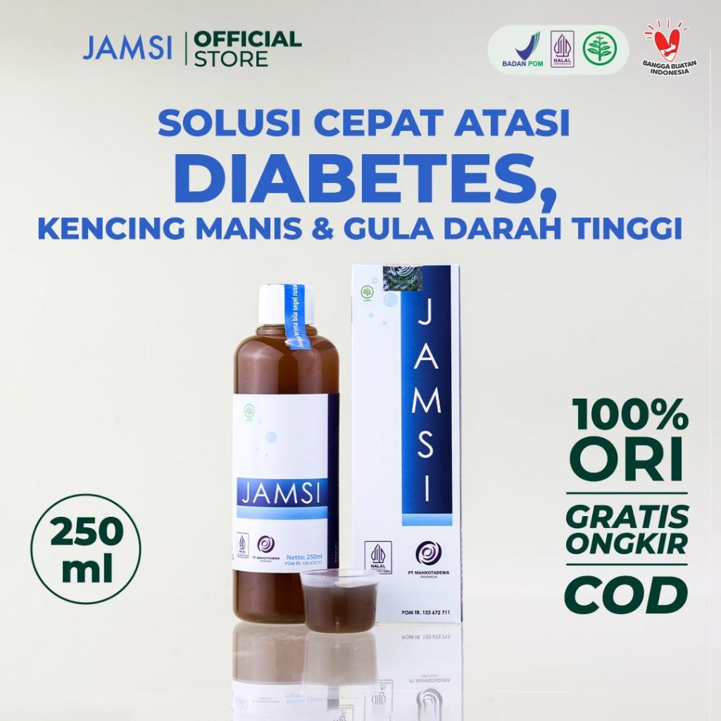 Jual Jamsi 250ml Solusi Anti Diabetes Melitus Kering Basah Tipe 1 2 ...