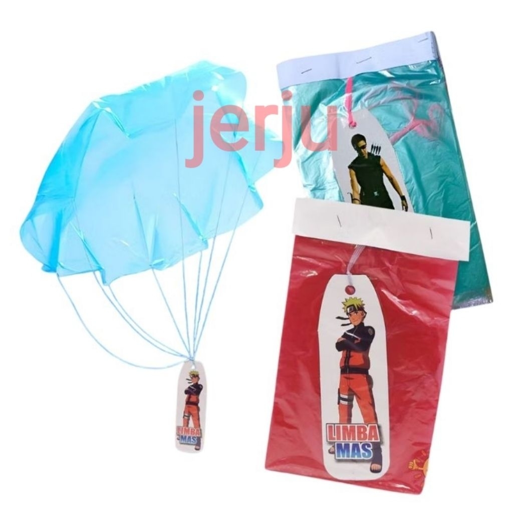 Jual PARASUT TERJUN PAYUNG PLASTIK JUMBO MAINAN JADUL PLASTIK PARASUT ...