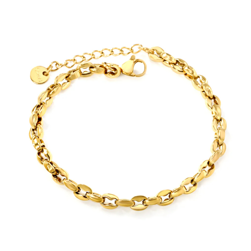Jual Shinyuu - Luna Link Bracelet Chain Gelang Rantai Nuri Stainless ...