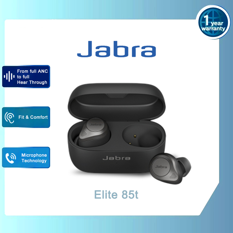 Jual 100% ORI Jabra Elite 85t True Wireless Bluetooth Earbuds Noise ...