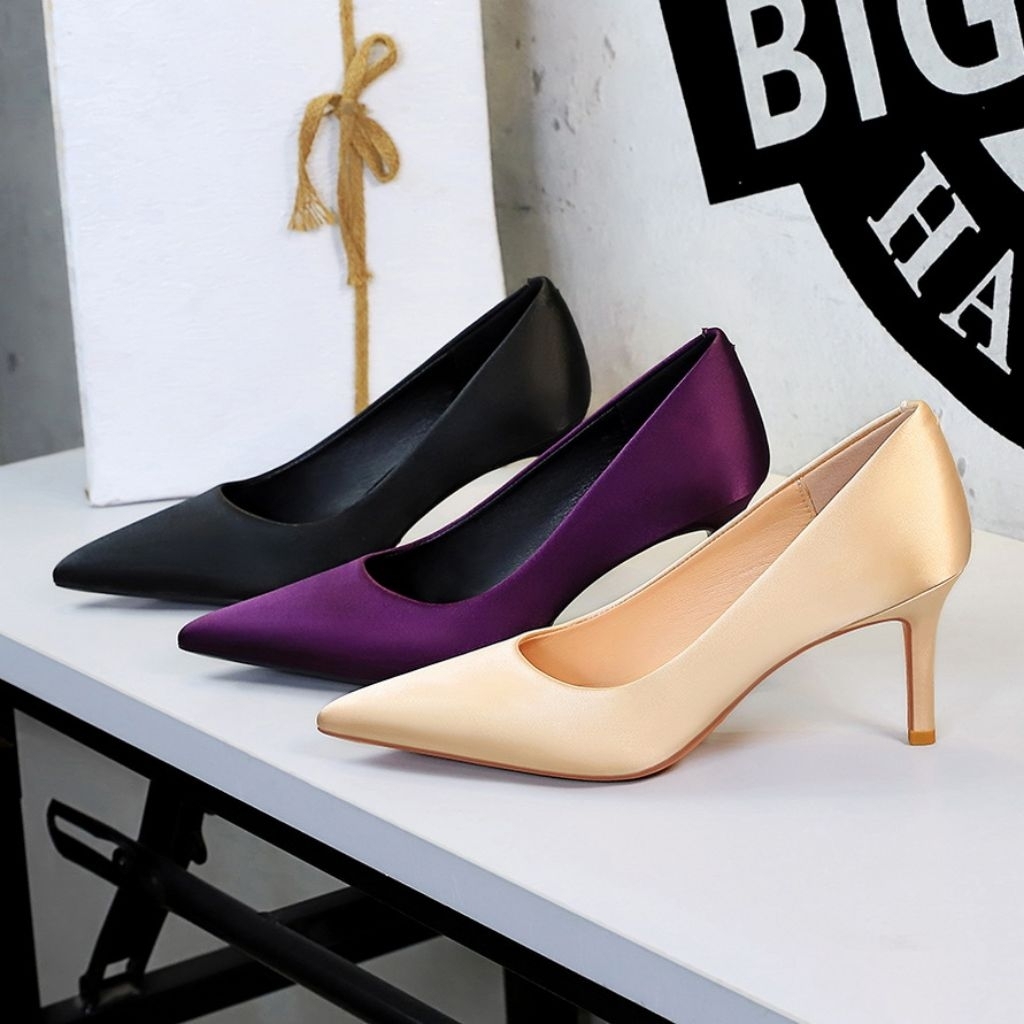 Jual 8358-A Open PO Sepatu Bigtree Heels Wanita | Shopee Indonesia