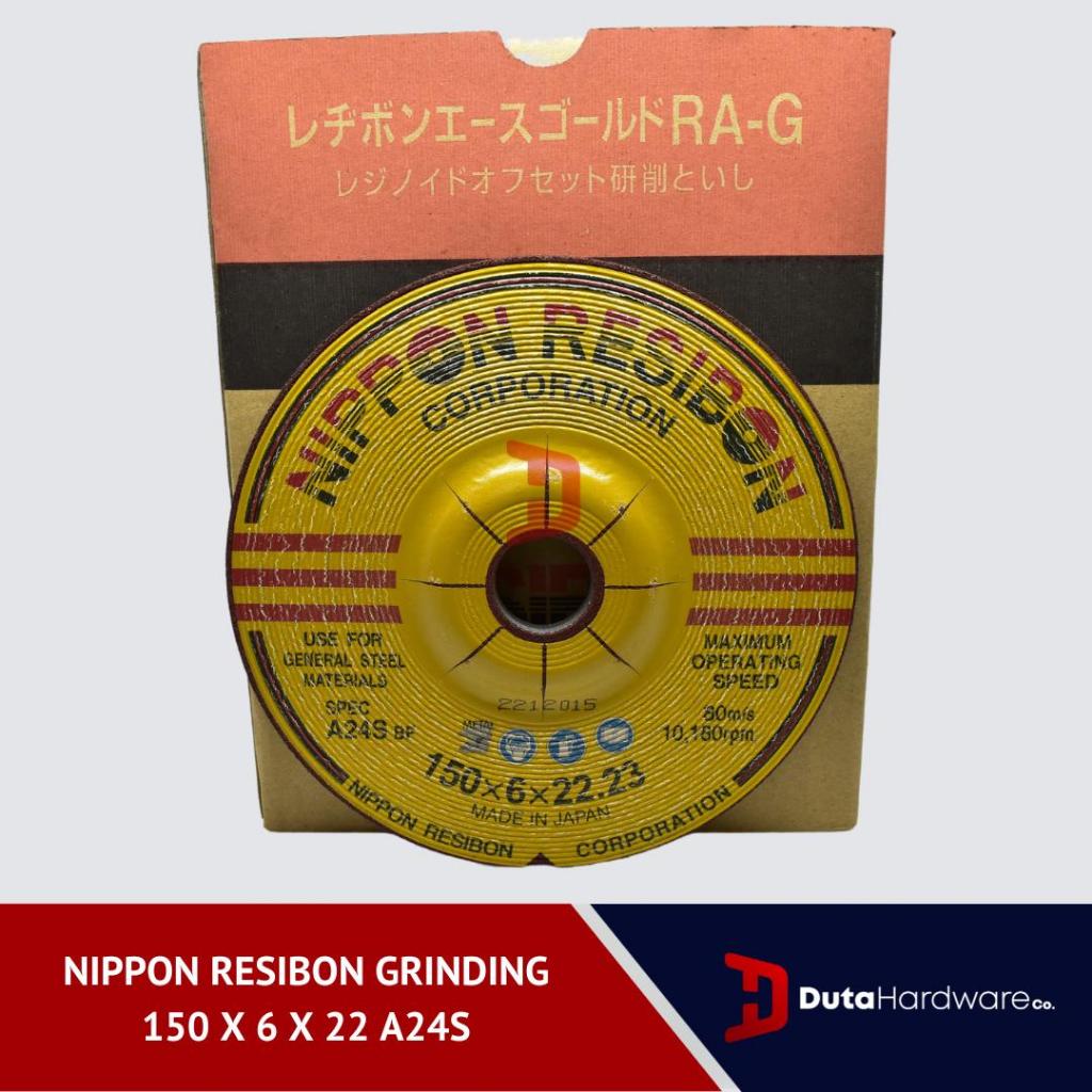 Jual Nippon Resibon 6" x 6 mm A24 S - Batu Gurinda Poles | Shopee Indonesia