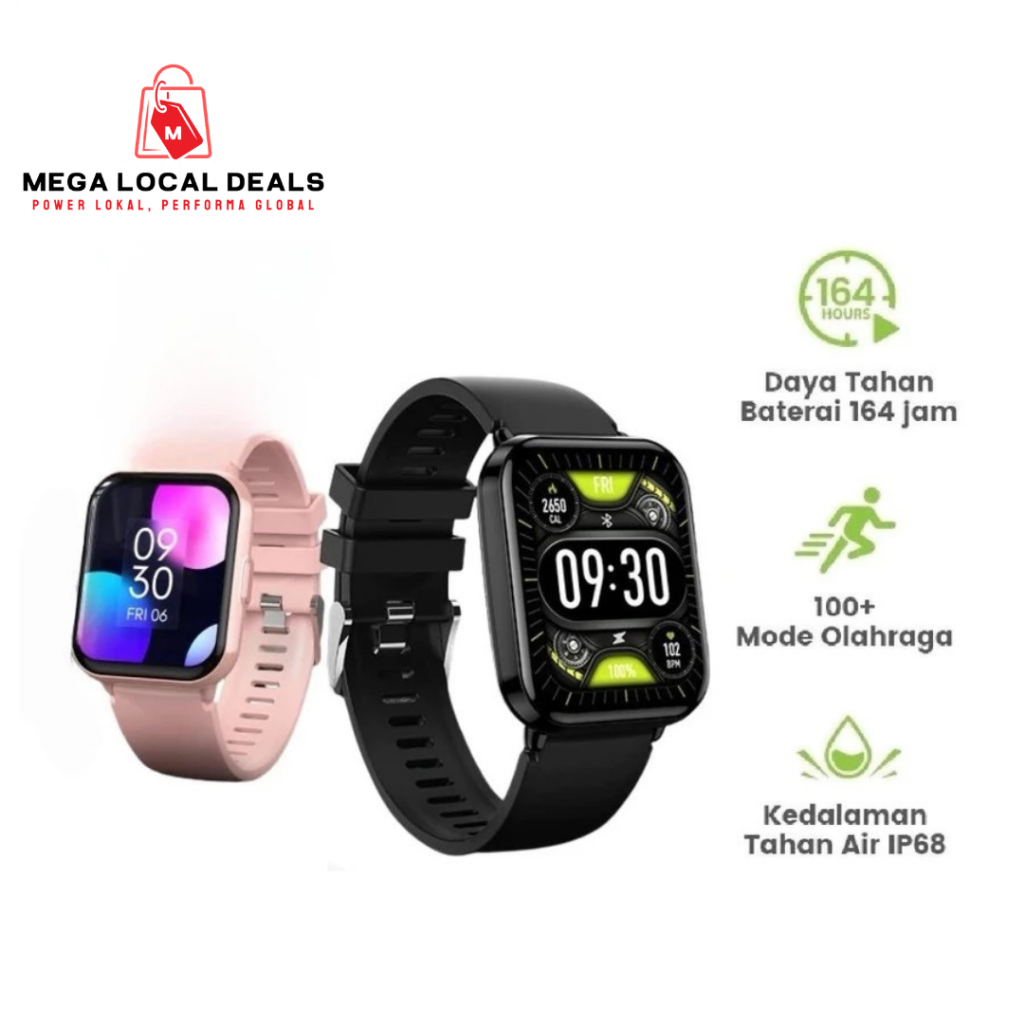 Jual ROBOT Smartwatch 1.83" HD Display Smart Watch RWS2 Water-Resistant ...