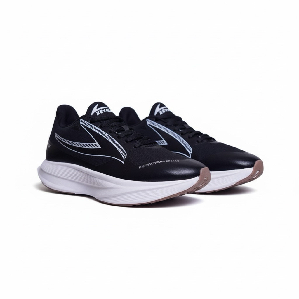 Jual Zevma Mesha Speed .1 Black White - Sepatu Olahraga Running Lari ...