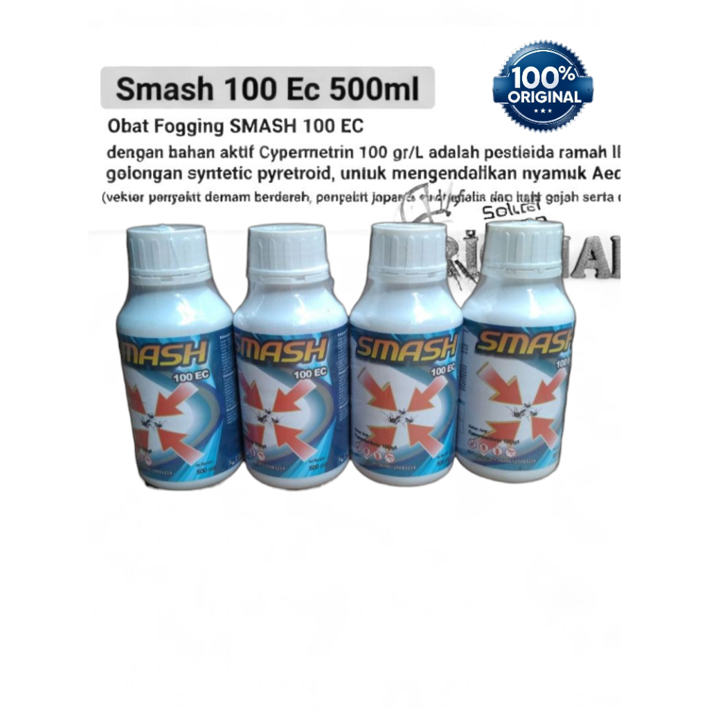 Jual SMASH 100 EC OBAT FOGGING 500ML original pembasmi hama nyamuk dbd ...