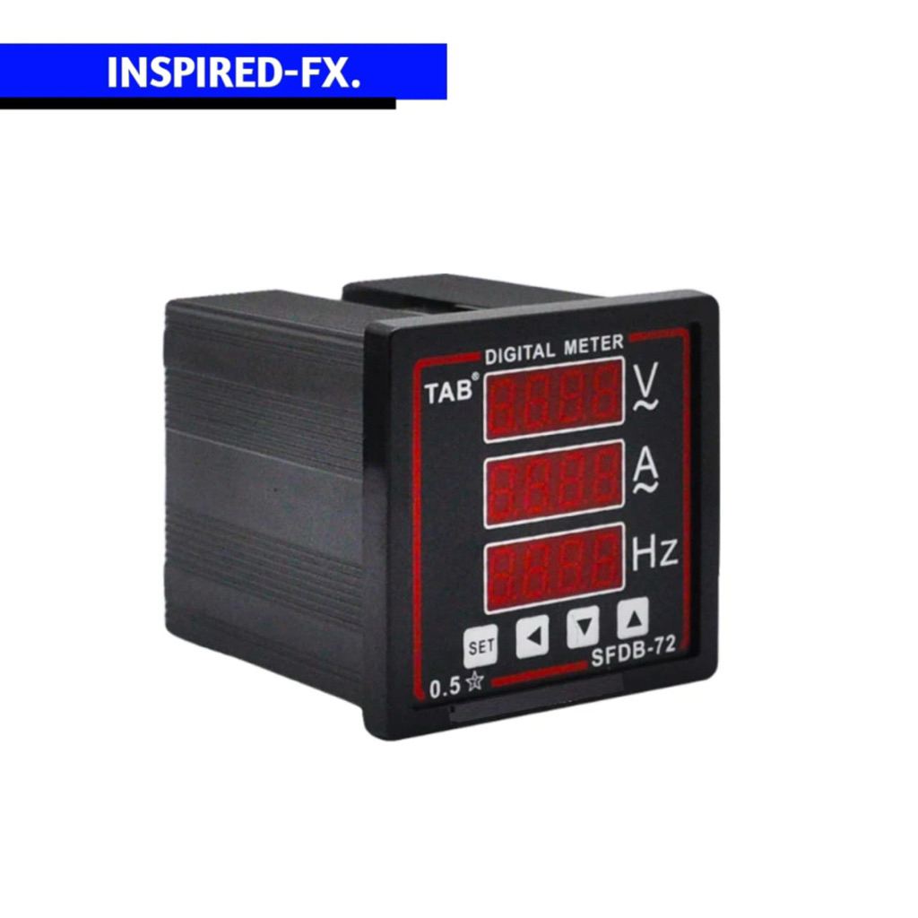 Jual TAB Digital Multi meter 72x72 VAF 1phase | Shopee Indonesia