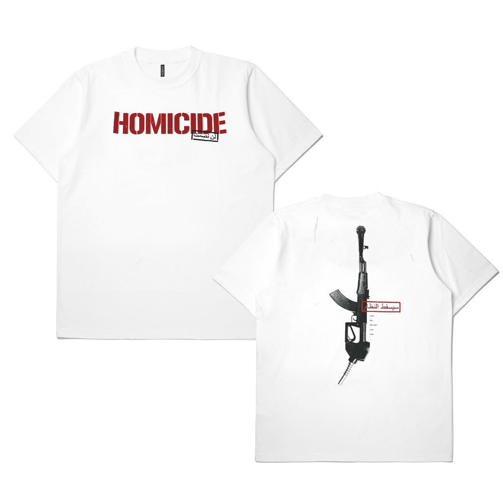 Jual T-Shirt Band Homicide White Weapon | Shopee Indonesia