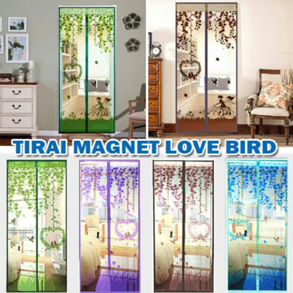 Jual TIRAI MAGNET BAICHUAN TIRAI NYAMUK UKURAN 210x90CM SERAT POLYESTER ...
