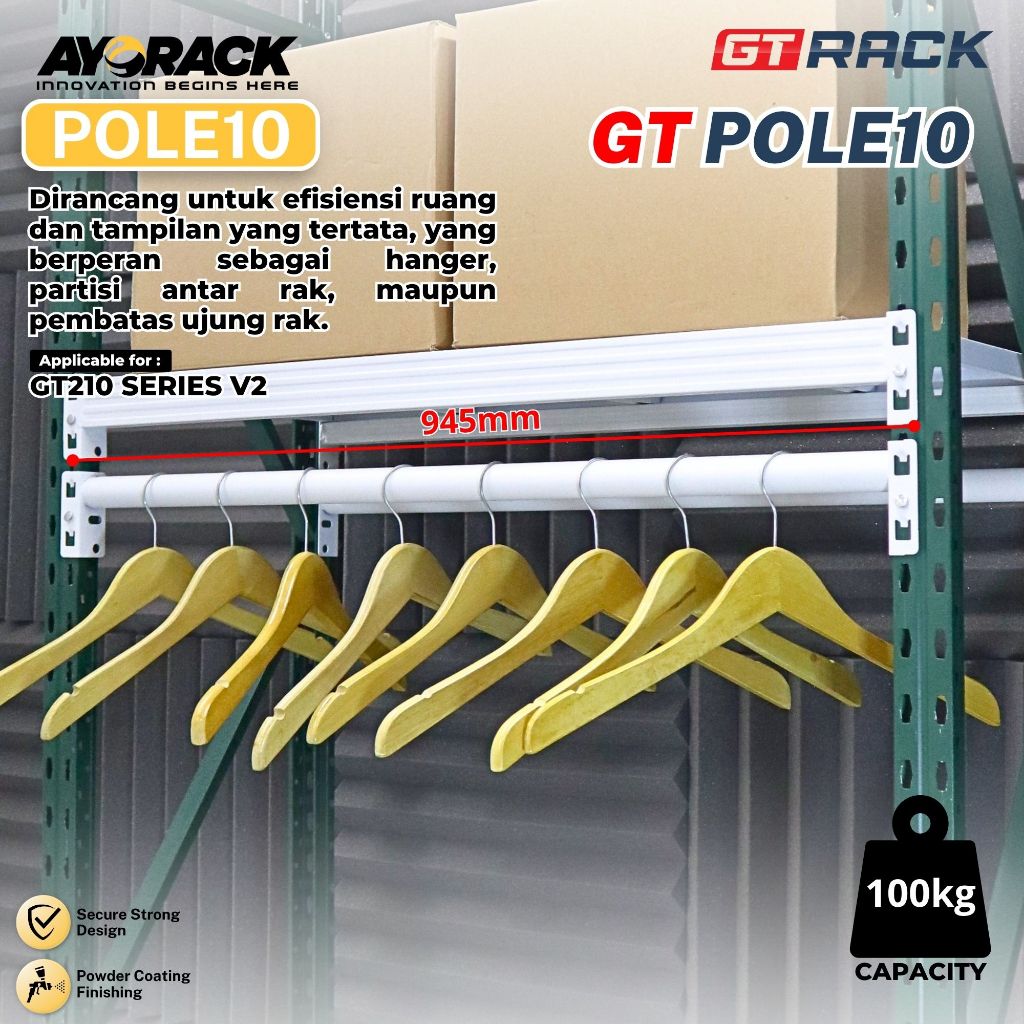 Jual GT RACK POLE10 – GT POLE 1 METER TIANG GANTUNGAN SERBAGUNA ...