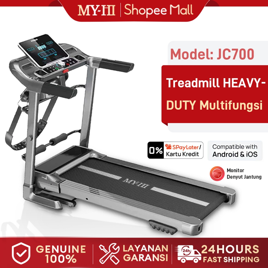 Jual MY-HI Treadmill Incline JC700 Treadmill Lipat Treadmill Elektrik ...