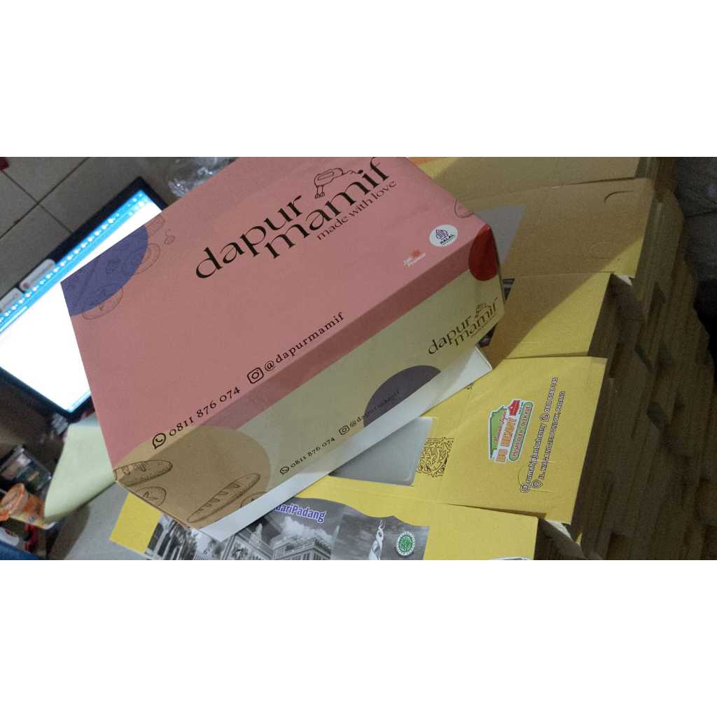 Jual custom box ketring. snack box,kotak nasi,kotak kueh,jak preneur ...