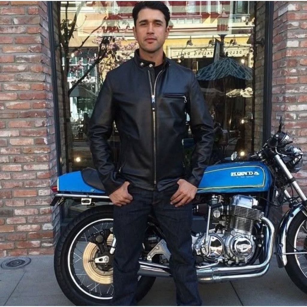 Jual Schott NYC 641 Caferacer Leather Biker Jacket X Jaket Kulit Vanson ...