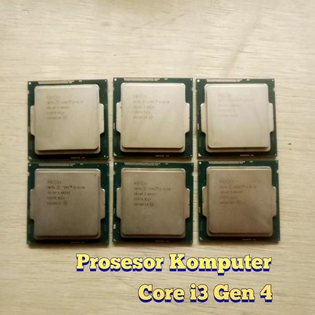 Jual Prosesor PC Core i3 Generasi 4 / Prosesor Core i3 4130 4150 4160 ...