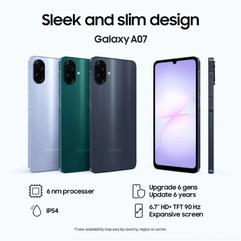 Jual SAMSUNG GALAXY A07 8/256 6/128 4/128 4/64 SAMSUNG A 07 RAM 8+8GB I ...