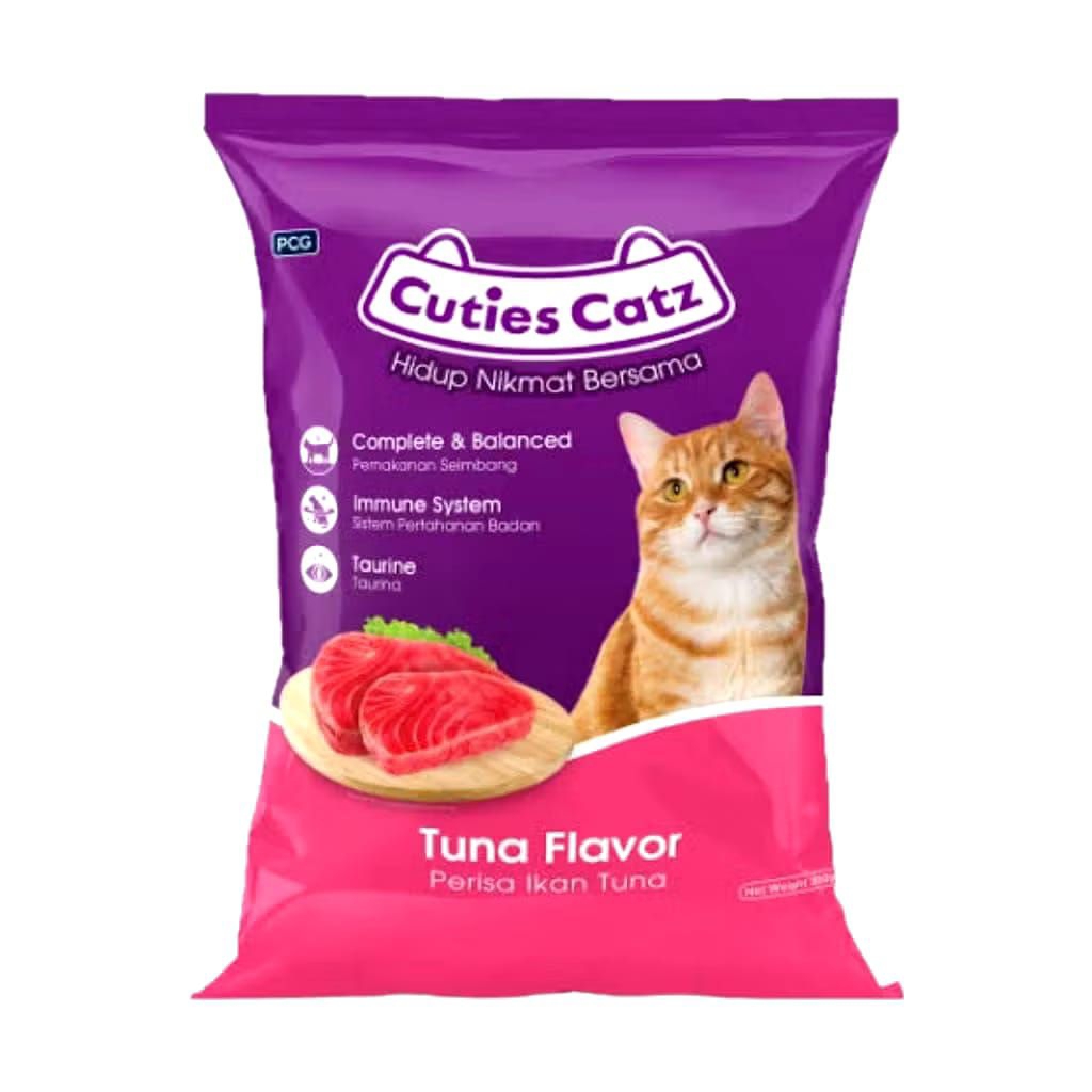 Jual CUTIES CATZ TUNA 500GRAM DRY FOOD KUCING PRODUK MEO PCG ...