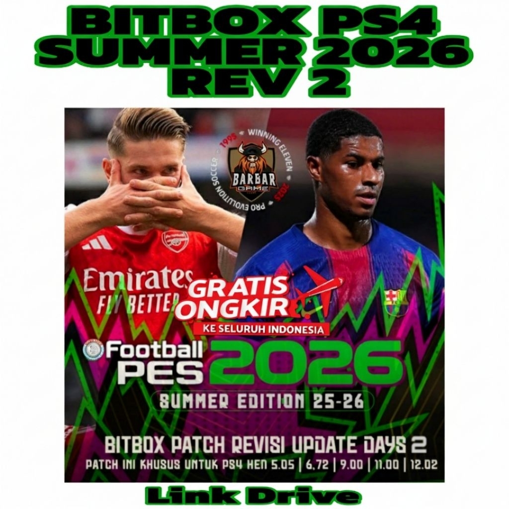 Jual New!!! PS4 HEN GAME BOLA PES - BITBOX PATCH SUMMER 2026 - game ps3 ...