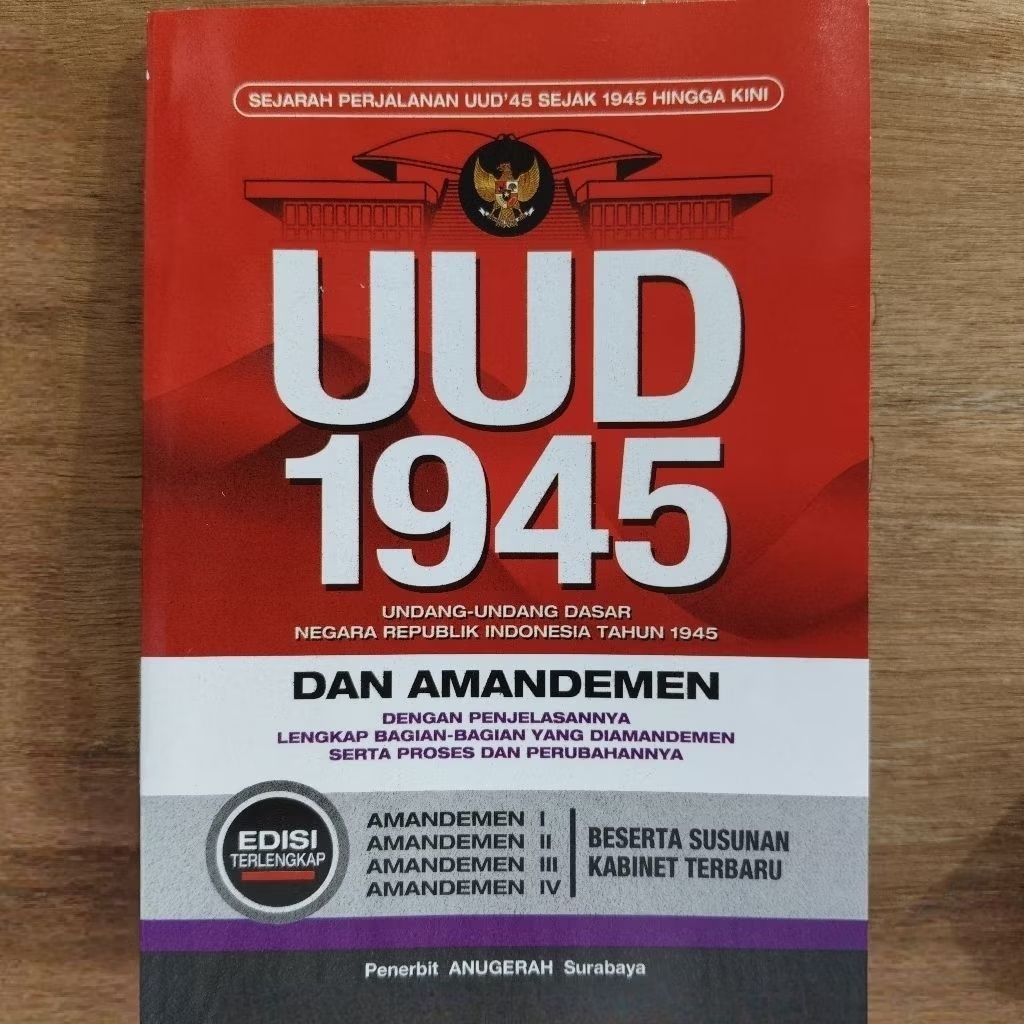 Jual (128 Halaman) UUD 1945 UNDANG-UNDANG DASAR NEGARA REPUBLIK ...
