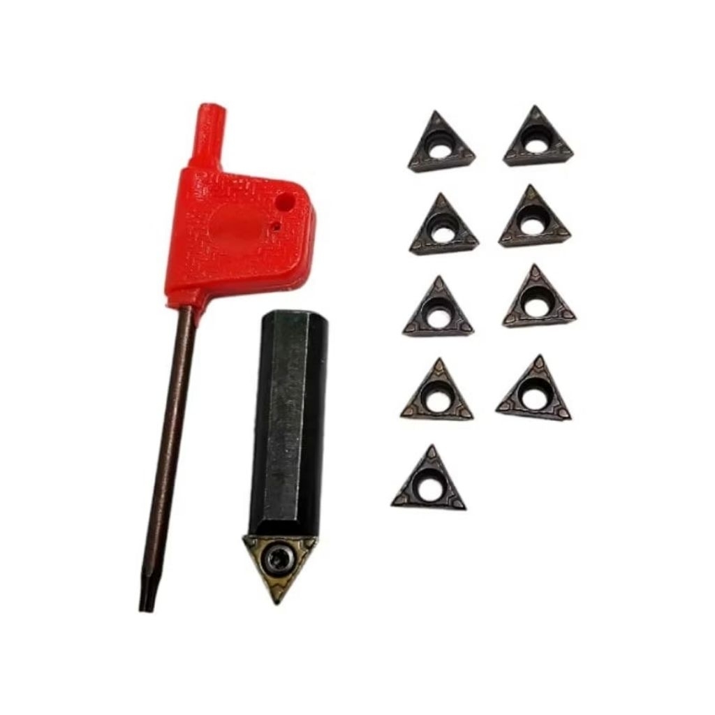 Jual pisau korter holder kolter motor 10mm panjang 40m set insert ...