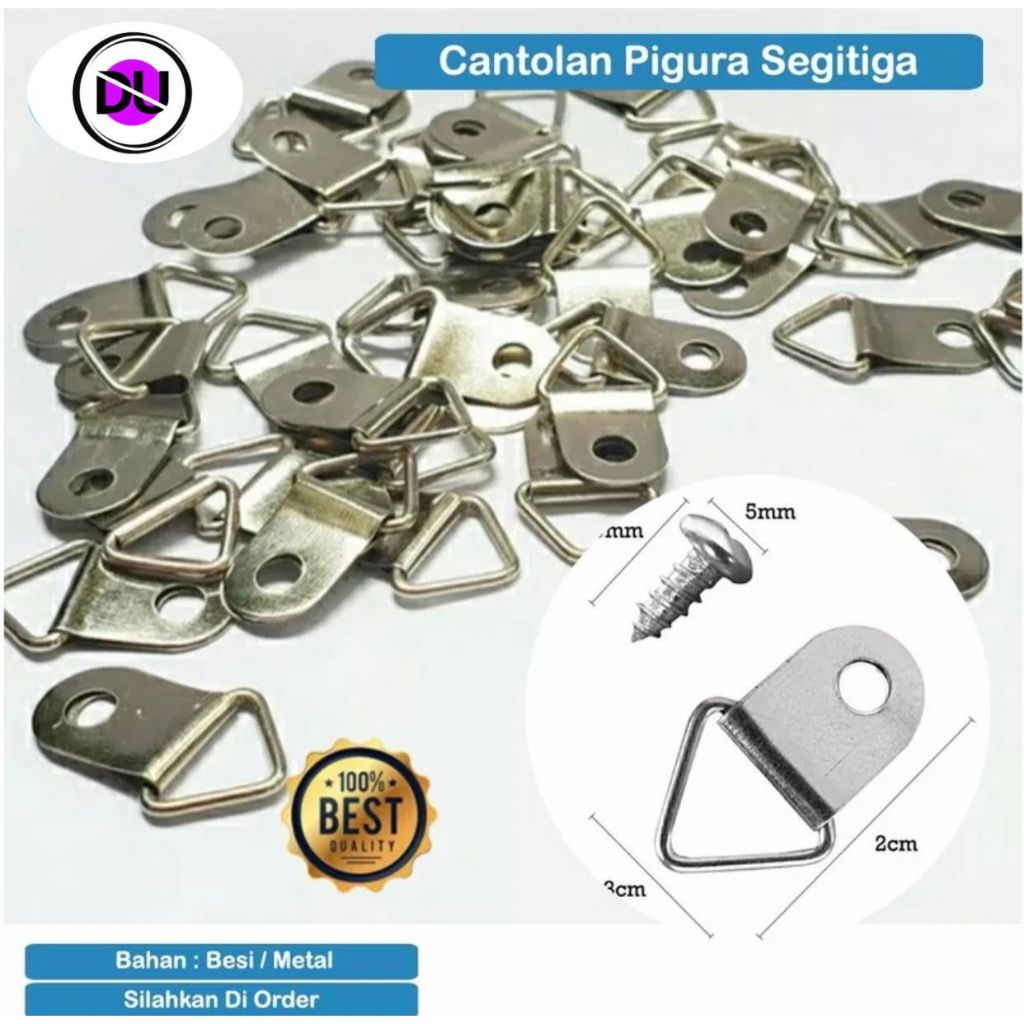Jual Cantelan Kait Pengait Pigura Bingkai Figura Frame Mdf Per 10pcs ...