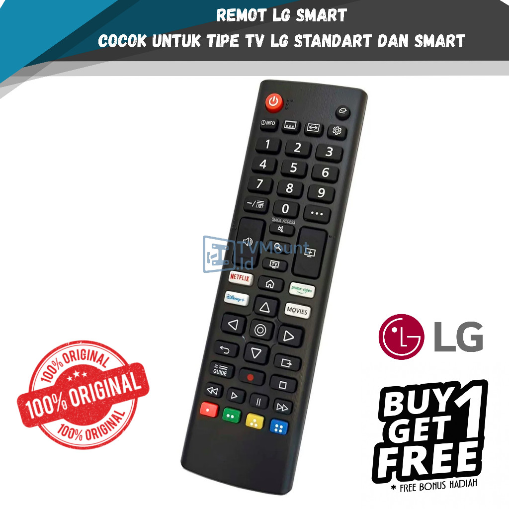 Jual Remote LG Remote LG Smart TV Remote LG Standard Original 100% ...