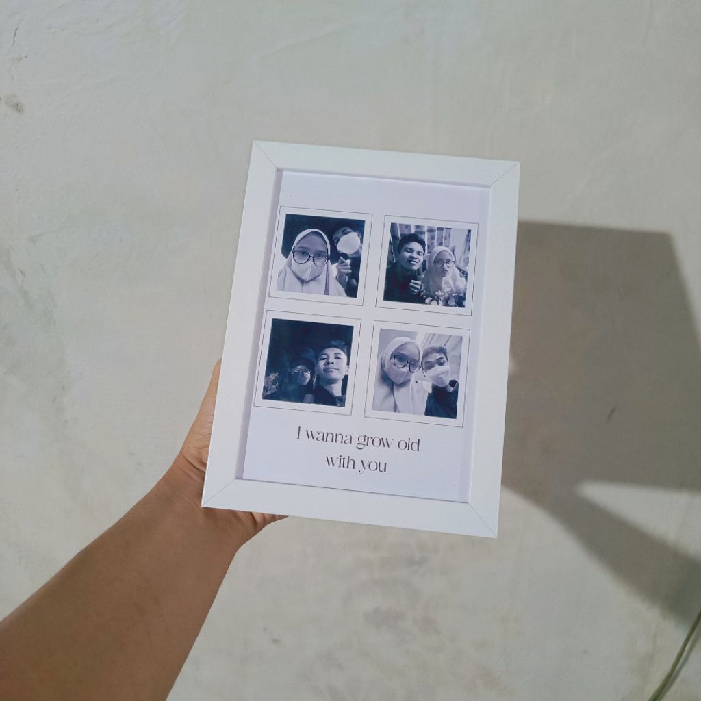 Jual Frame Kolase Foto Custom | Kado Couple / Wedding / Farewell ...